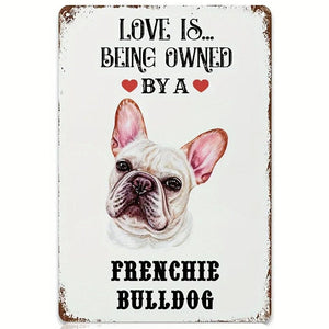 Frenchie Metal Tin Sign Wall Decor – SPEEDY KOALA